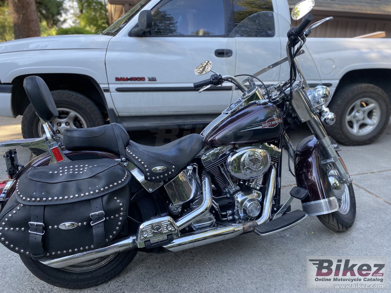 Harley-Davidson FLSTC Heritage Softail Classic poster