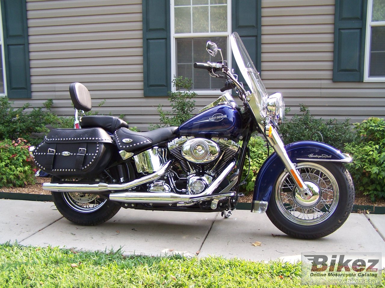 Harley-Davidson FLSTC Heritage Softail Classic poster