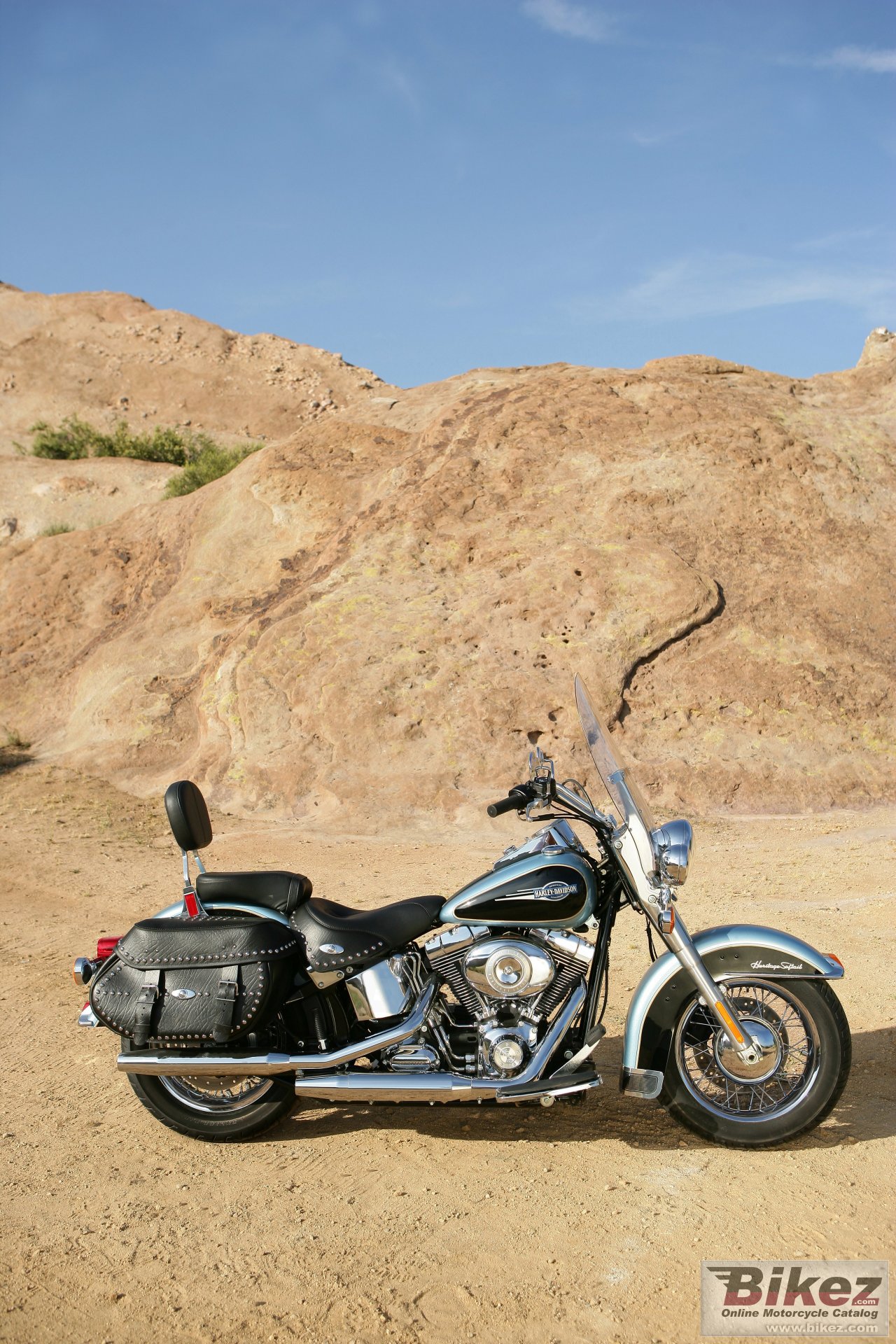 Harley-Davidson FLSTC Heritage Softail Classic poster